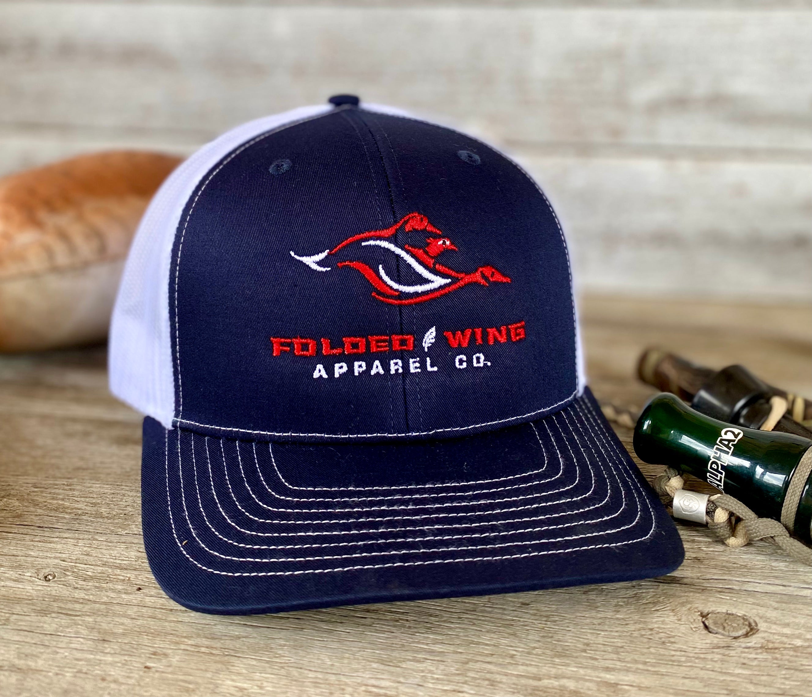 Snapback - Navy blue on White – Folded Wing Apparel